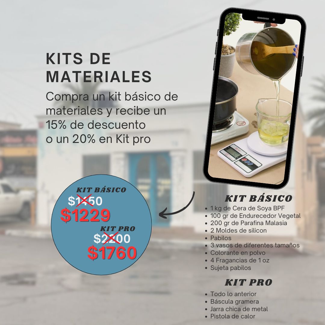 Kit de Materiales – The Candle Co.